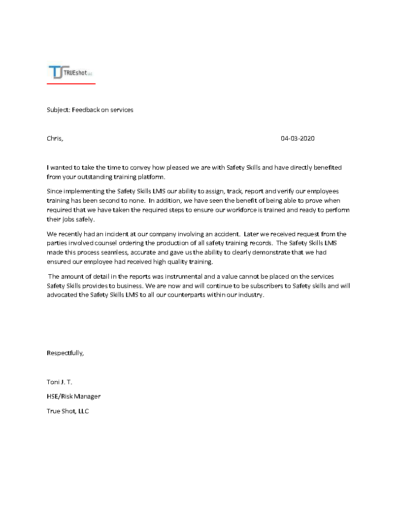 Template For A Letter Of Support